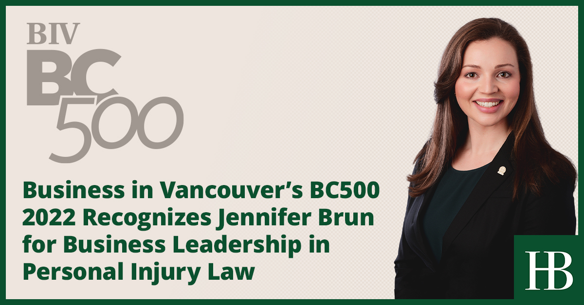 Business in Vancouver’s BC500 2022 recognizes Jennifer Brun for ...